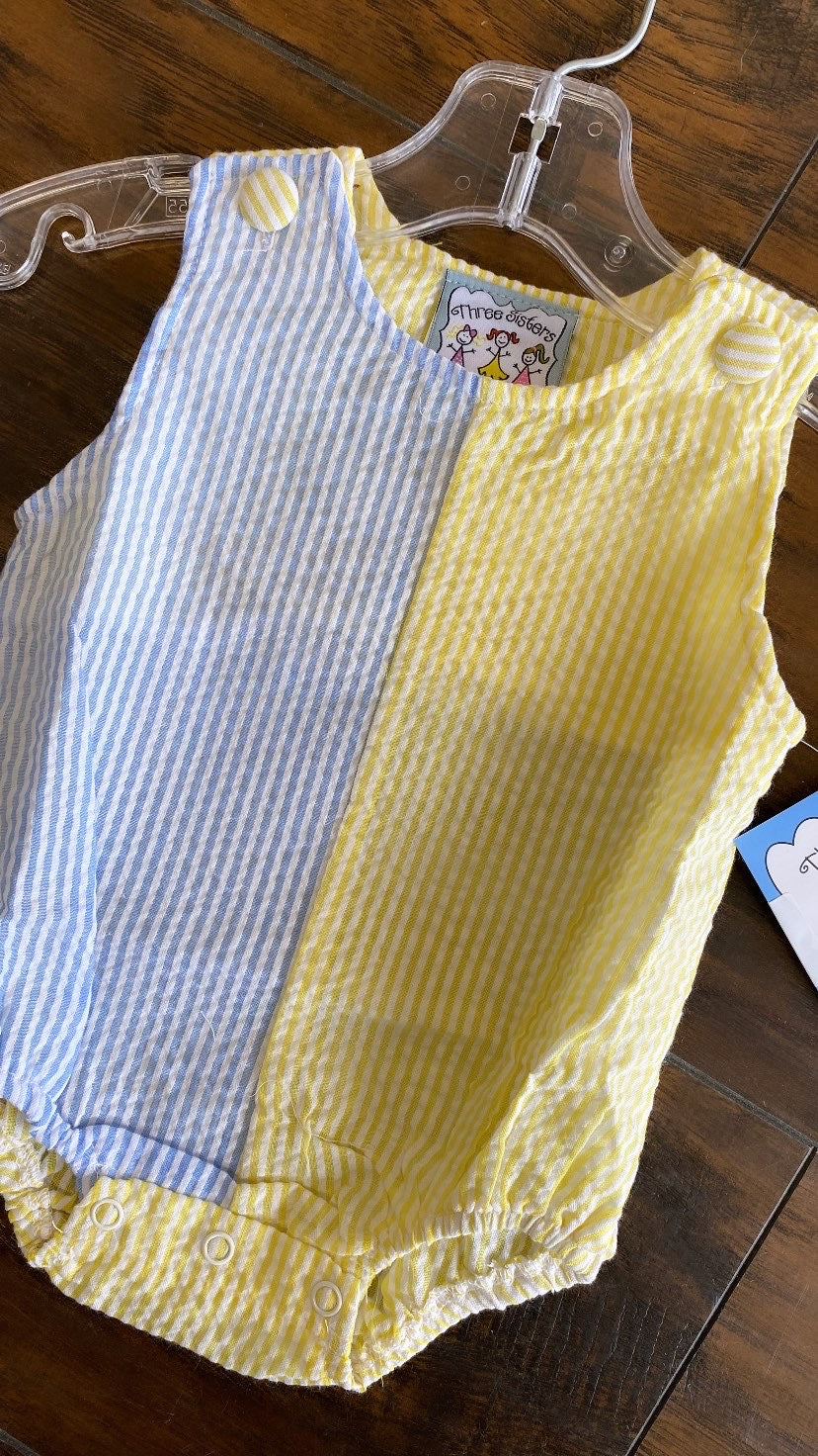 Three Sisters Colorblock Boys Bubble – Confetti Kids